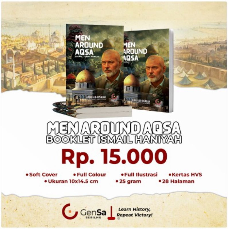 Jual Buku saku man around Aqsa booklet Ismail haniyah gensa | Shopee Indonesia