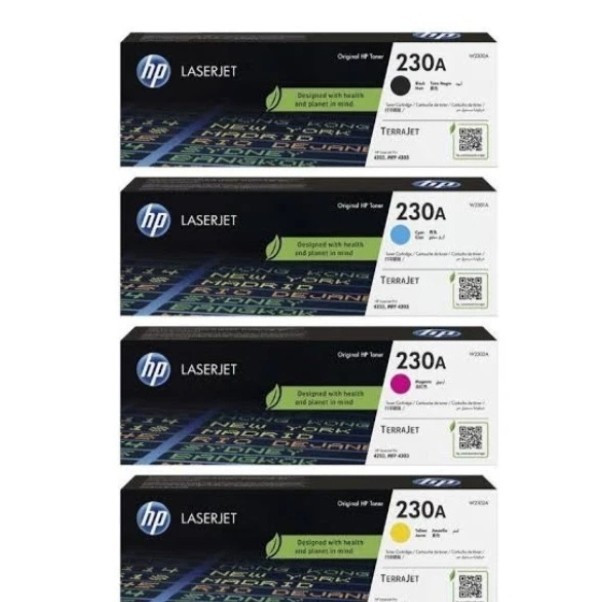 Jual HP Toner LaserJet 230A Black Cyan Yellow Magenta Original - Satu ...