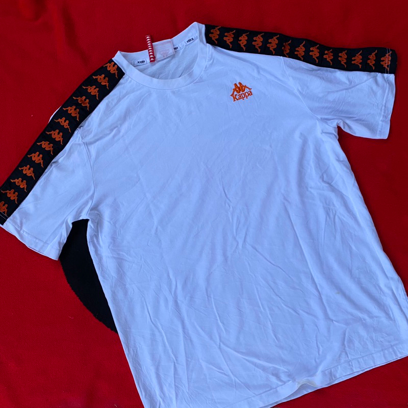 Jual Kappa Full Tapped Tshirt White | Shopee Indonesia