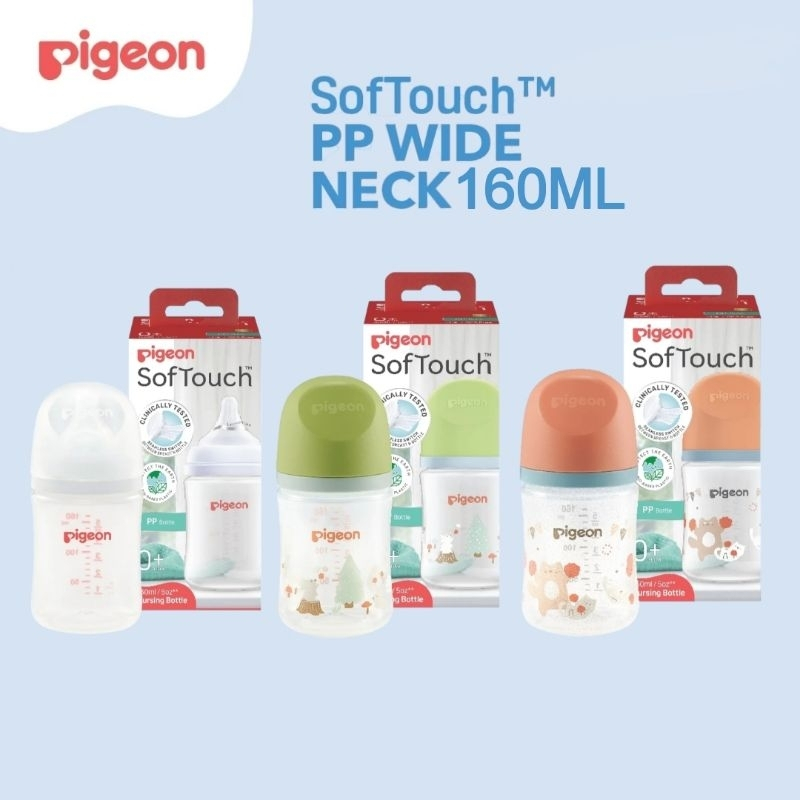 Jual Pigeon Botol BPP Wide Neck With Softouch Nipple - Botol Susu Anak Bayi | Shopee Indonesia