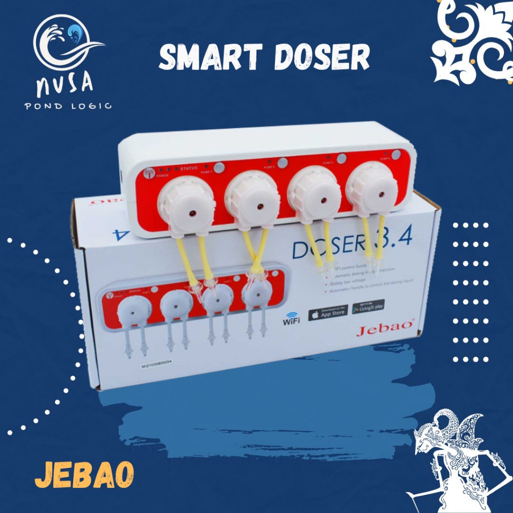 Jual Smart Wifi Auto Dosing Pump Jebao 3.4 Automatic Doser Reef ...
