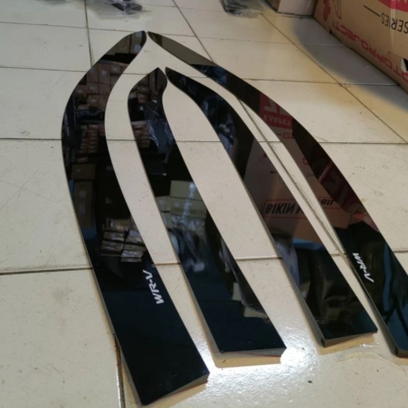 Jual Door Visor / Talang Air Hujan Premium Slim Plate Premium Khusus Honda WRV 2022 2024 ...