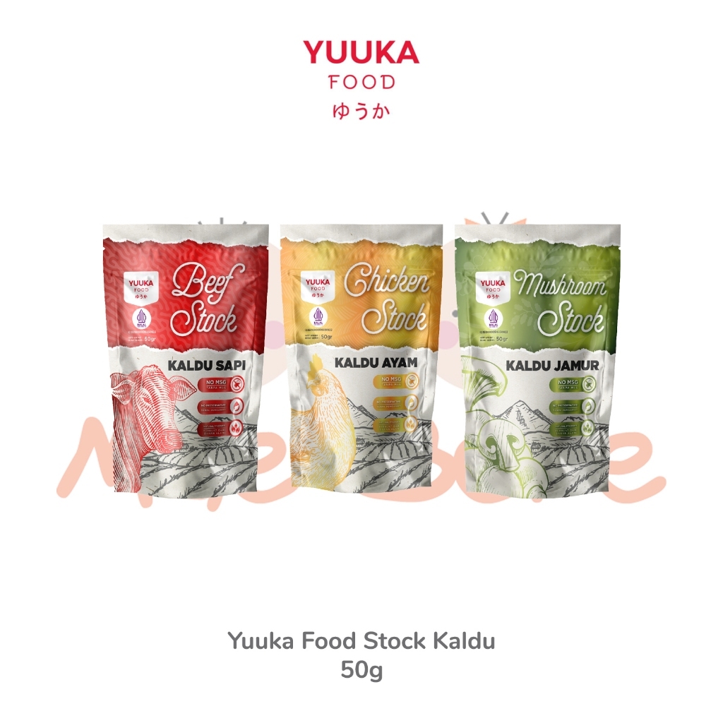 Jual Yuuka Food Stock Powder Kaldu Bubuk Non MSG 50g | Shopee Indonesia