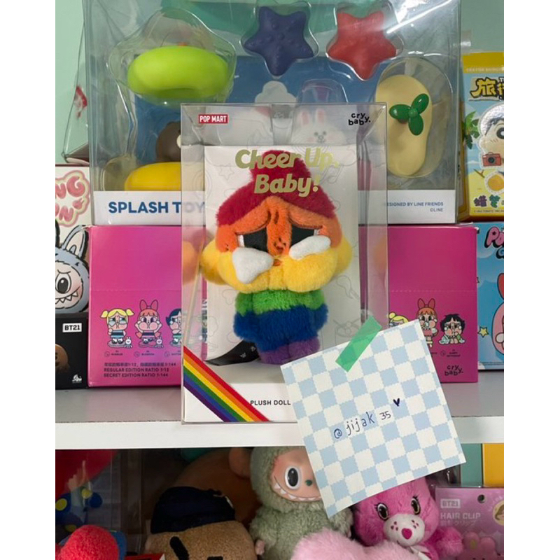 Jual Pop Mart cry baby pendant rainbow, ring box series 3, Labubu ...