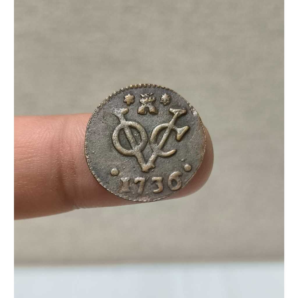 Jual Koin Kuno Jaman VOC Belanda 1736 | Shopee Indonesia