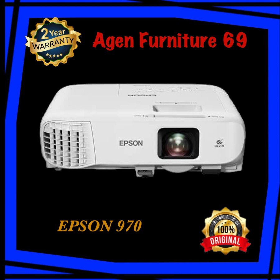 Jual PROJECTOR EPSON EB 970 DUAL HDMI 4000 ANSI LUMENS WXGA 3LCD ...