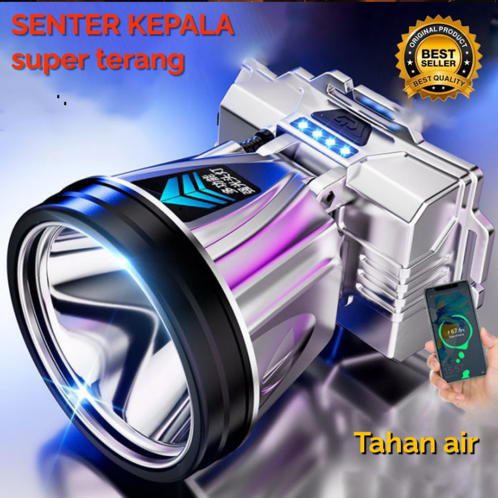 Jual SENTER KEPALA CARI IKAN TERBAIK 30 hari tanpa pengisian daya 1999000mah 300Watt senter ...