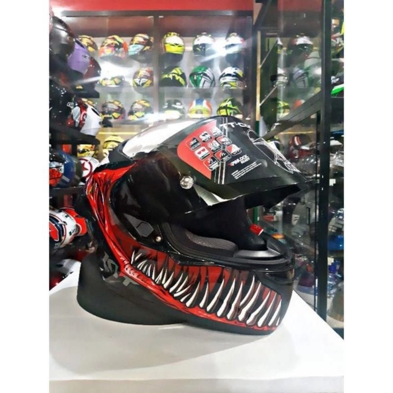 Jual Helm KYT TT Course Marvel Venom / TTC Venom / Produk Original KYT ...
