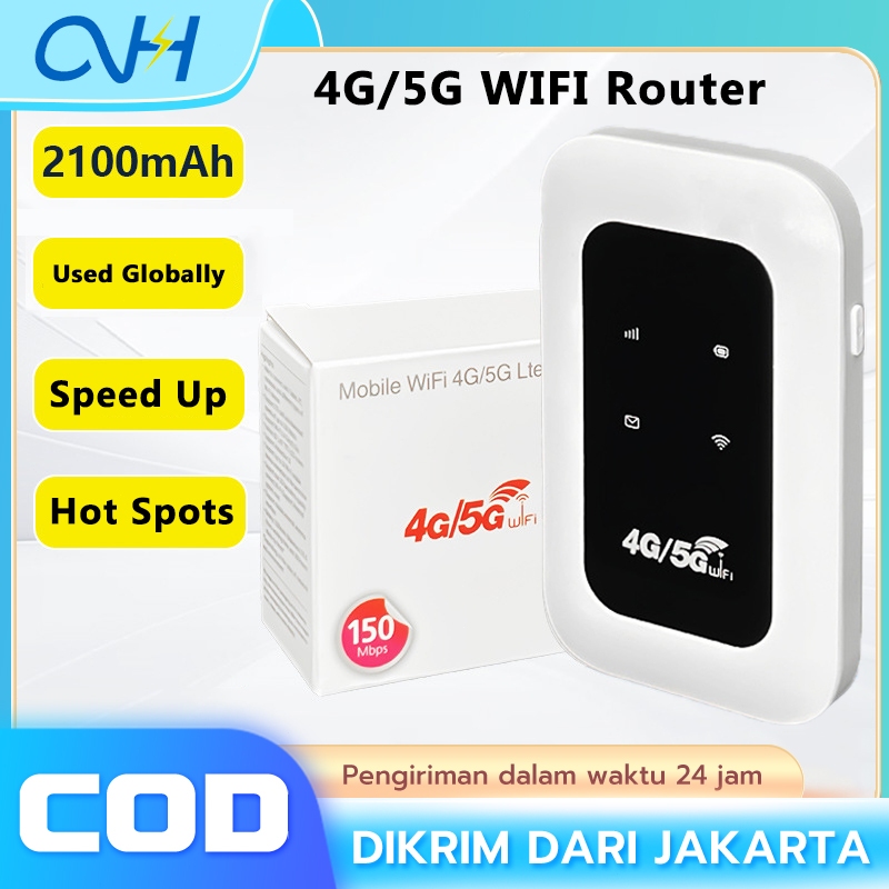 Jual MIFI MODEM WIFI 4G/5G 2100mah Baterai UNLOCK OPERATOR Telkomsel 150MBPS Portable WiFi ...