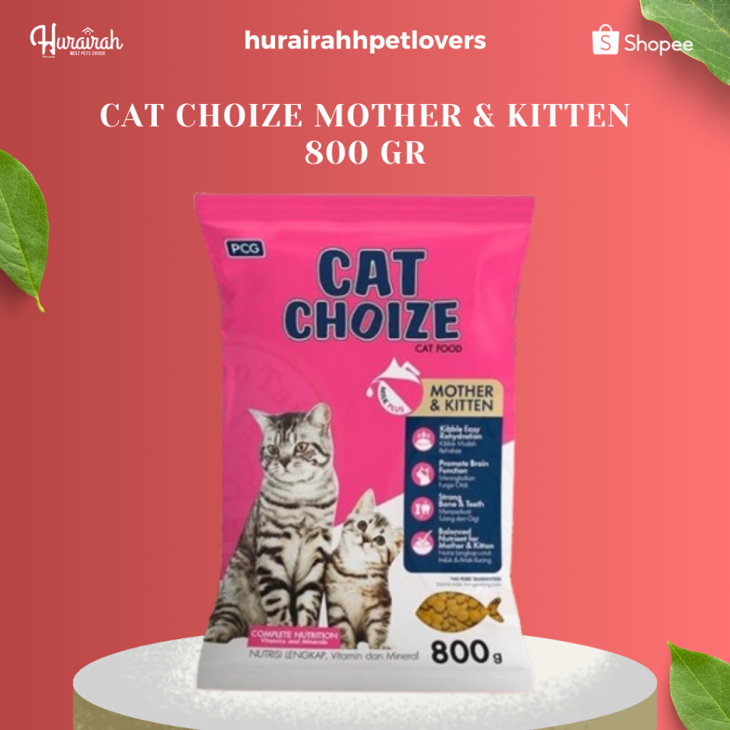 Jual CAT CHOIZE MOTHER & KITTEN 800 GR | Shopee Indonesia