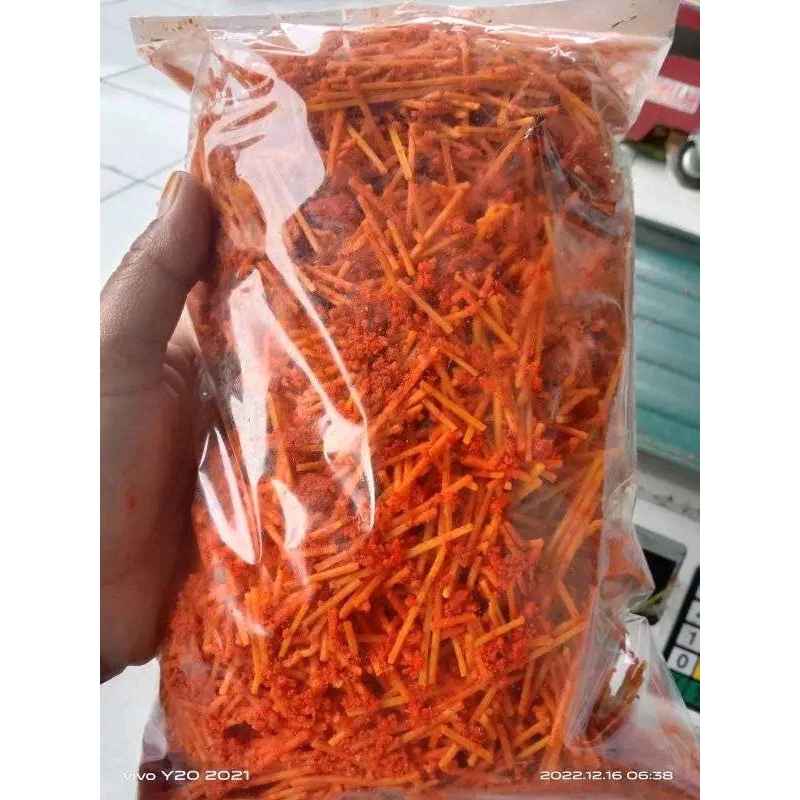 Jual remukan mie lidi 1/2kg murah isian banyak melimpah cocok untuk ...