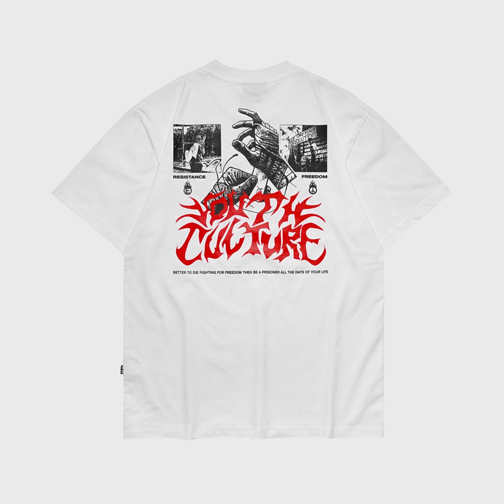 Jual Epidemic T-Shirt American Cotton 20s Prison White | Shopee Indonesia
