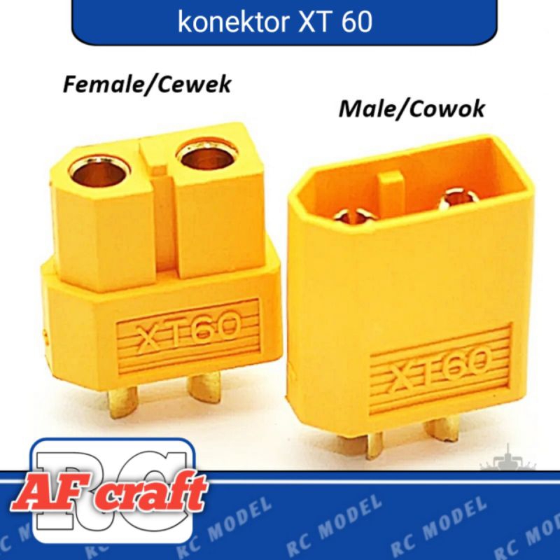 Jual conector XT60 male female 1set | Shopee Indonesia