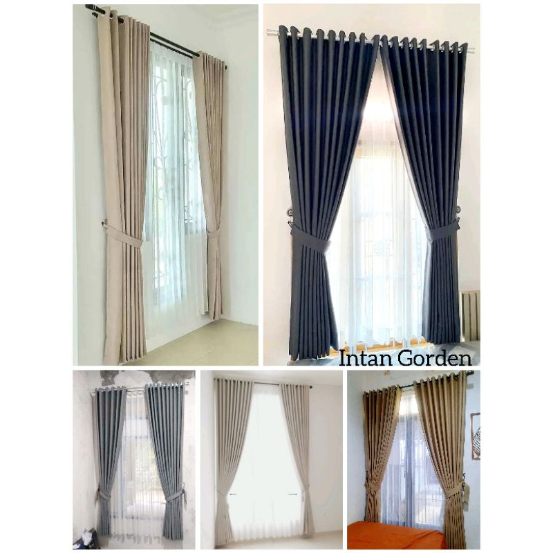 Jual Gorden Lebar 150 X Panjang 270 Tiray Jendela Pintu minimalis ...