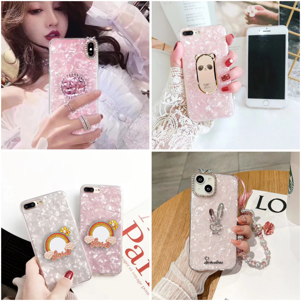 Jual Crystal Case & Diamond Pop Socket Xiaomi Redmi Pocophone C40 C65 ...