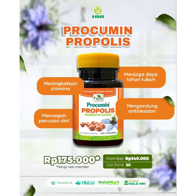 Jual PROCUMIN PROPOLIS HNI HPAI (Suplemen) | Shopee Indonesia