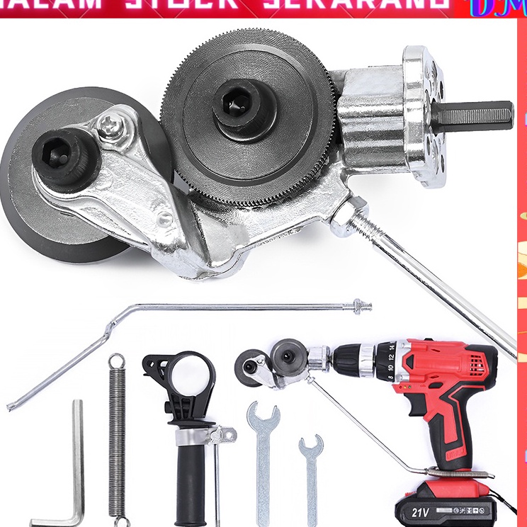 Jual Garansi Resmi Adaptor Bor Pemotong Seng Alat Adapter Drill Plate Cutter Alat Potong Gunting ...