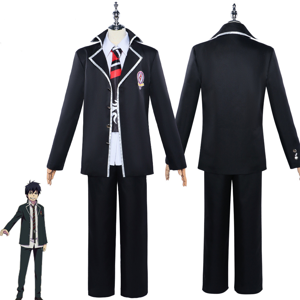 Jual Anime Okumura Rin Cosplay Costume Ao no Exorcist School Uniform ...