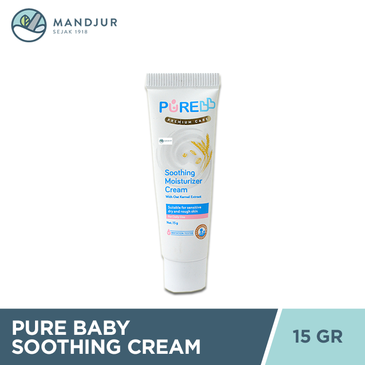 Jual Pure Baby Soothing Moisturizer Cream 15 Gram - Krim Pelembab Kulit ...