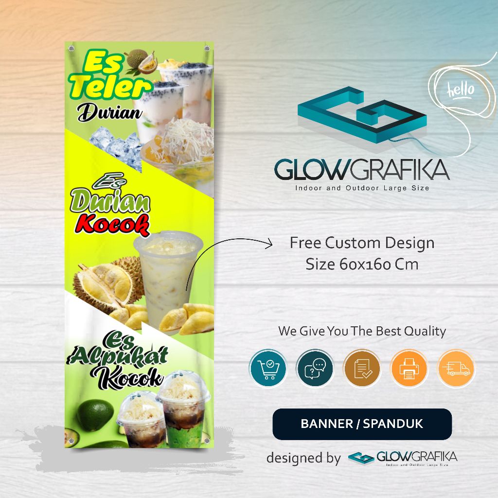 Jual Cetak Spanduk Banner Es Teler Durian Kocok & Alpukat Kocok ...