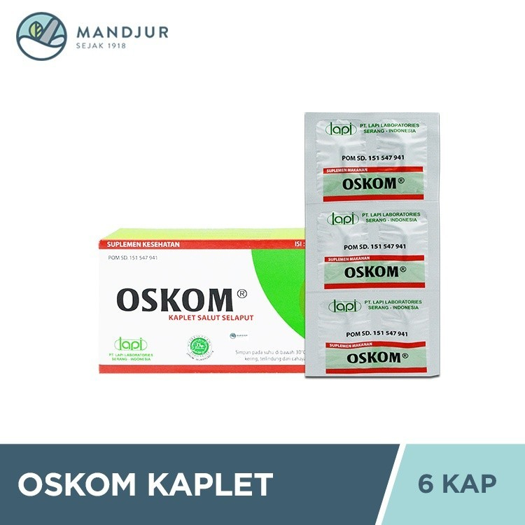 Jual Oskom 6 Tablet - Suplemen Kesehatan Sendi dan Osteoarthritis ...
