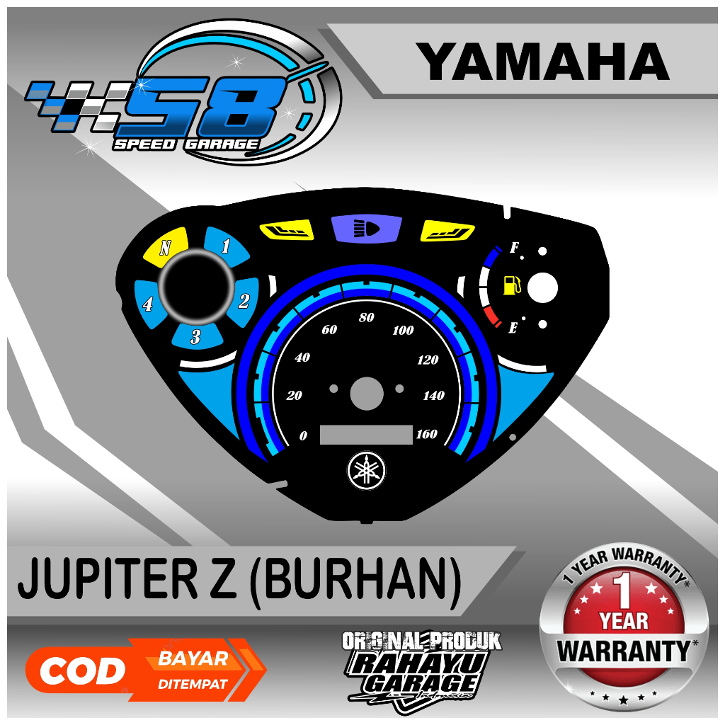 Jual PAPAN SPEEDOMETER CUSTOM JUPITER Z BURHAN | Shopee Indonesia