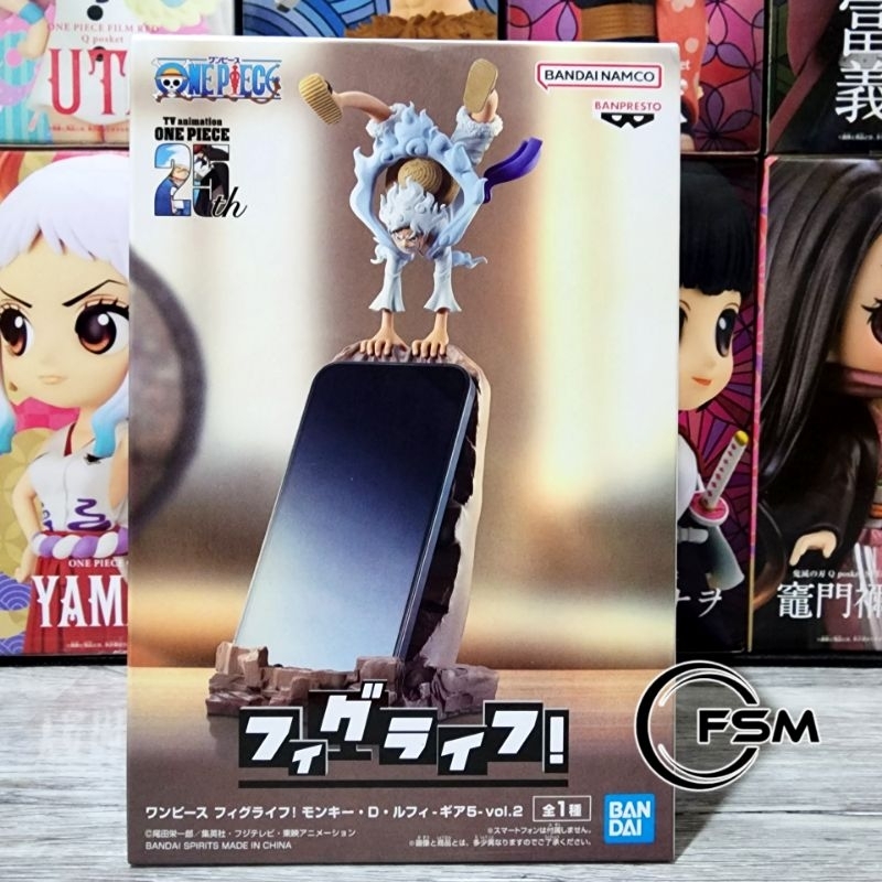 Jual Figure One Piece Luffy Gear 5 Handphone Stand - FigLife Monkey D ...