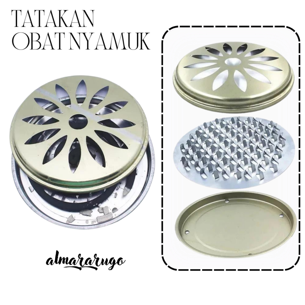 Jual Set Tatakan Obat Nyamuk Bakar Tempat Obat Nyamuk Coil Tatakan ...