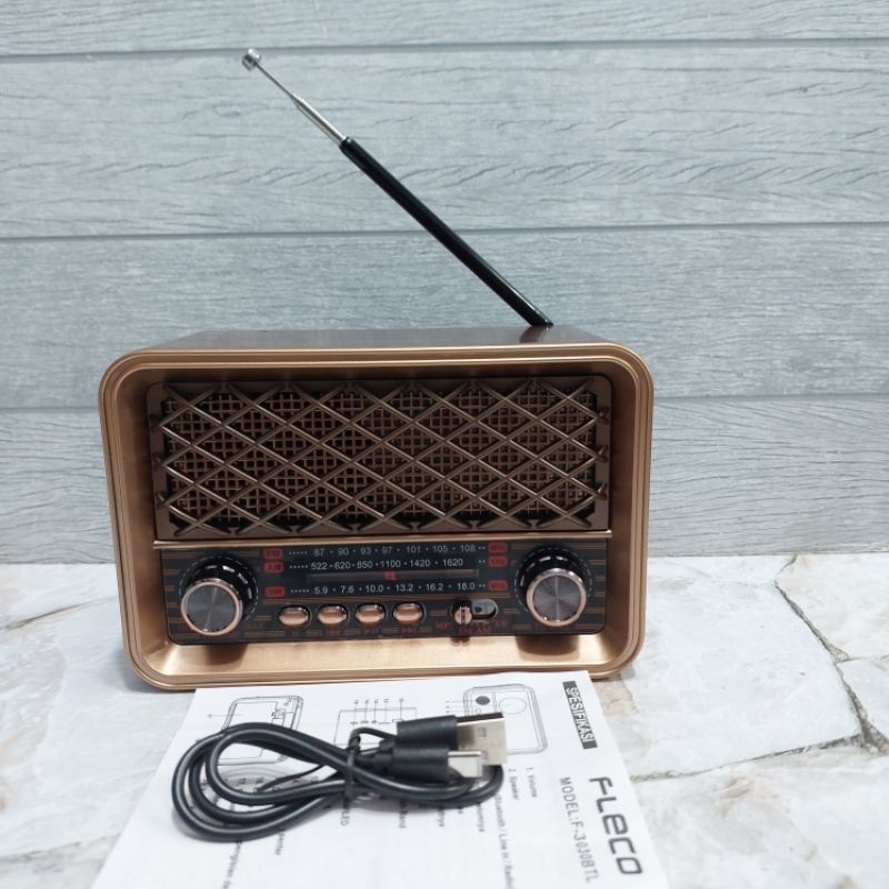 Jual RADIO DIGITAL PORTABLE AM/FM/SW Band f3030BTL RADIO BATERAI RADIO ...