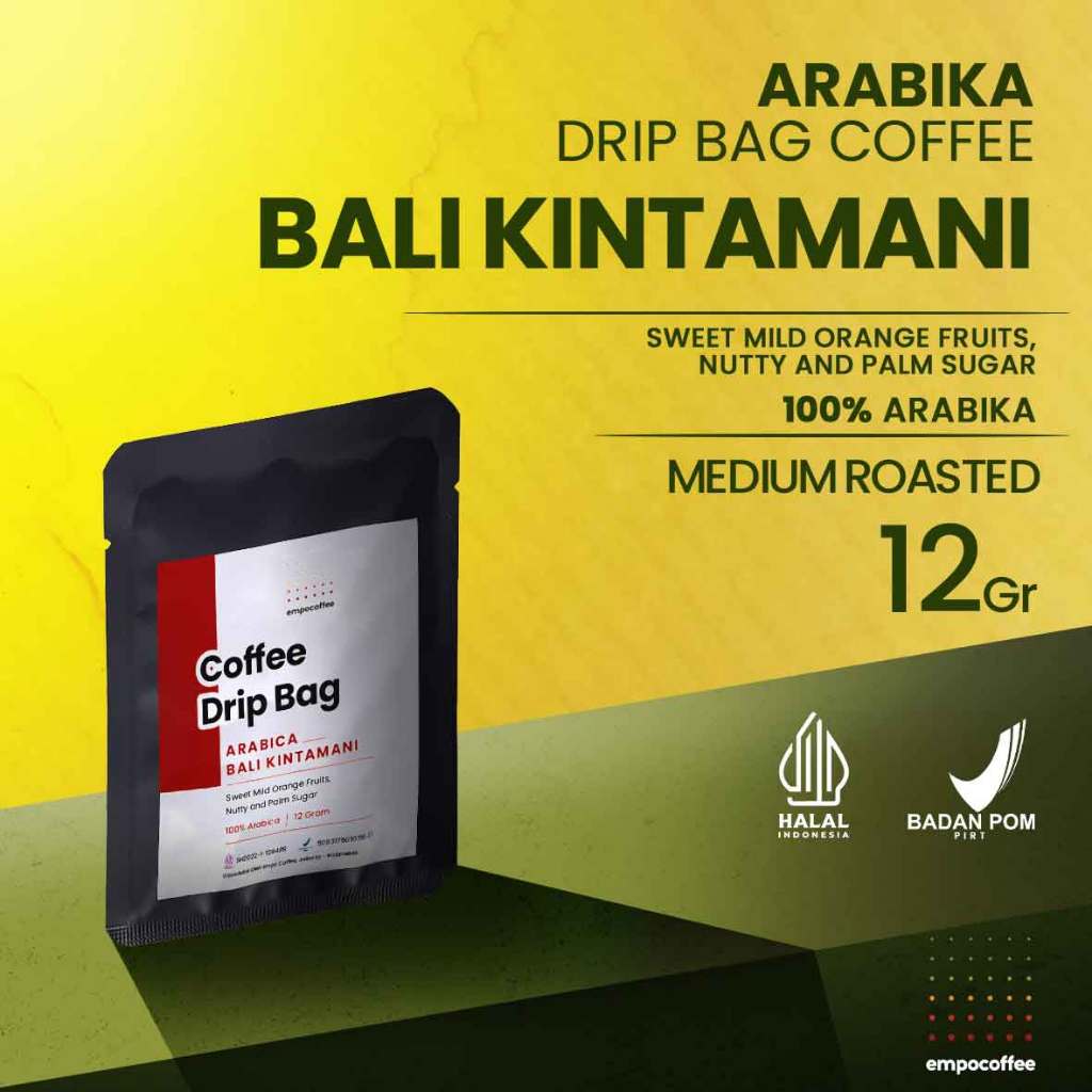 Jual Drip Bag Arabica Coffee Bali Kintamani Kopi Hitam Arabika Instan ...