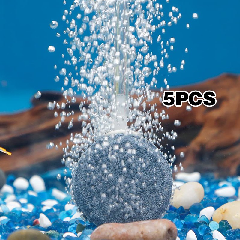 Jual Bulat Pipih Air Stone Batu Aerator Asc-40 Kolam Aquarium Aquascape ...