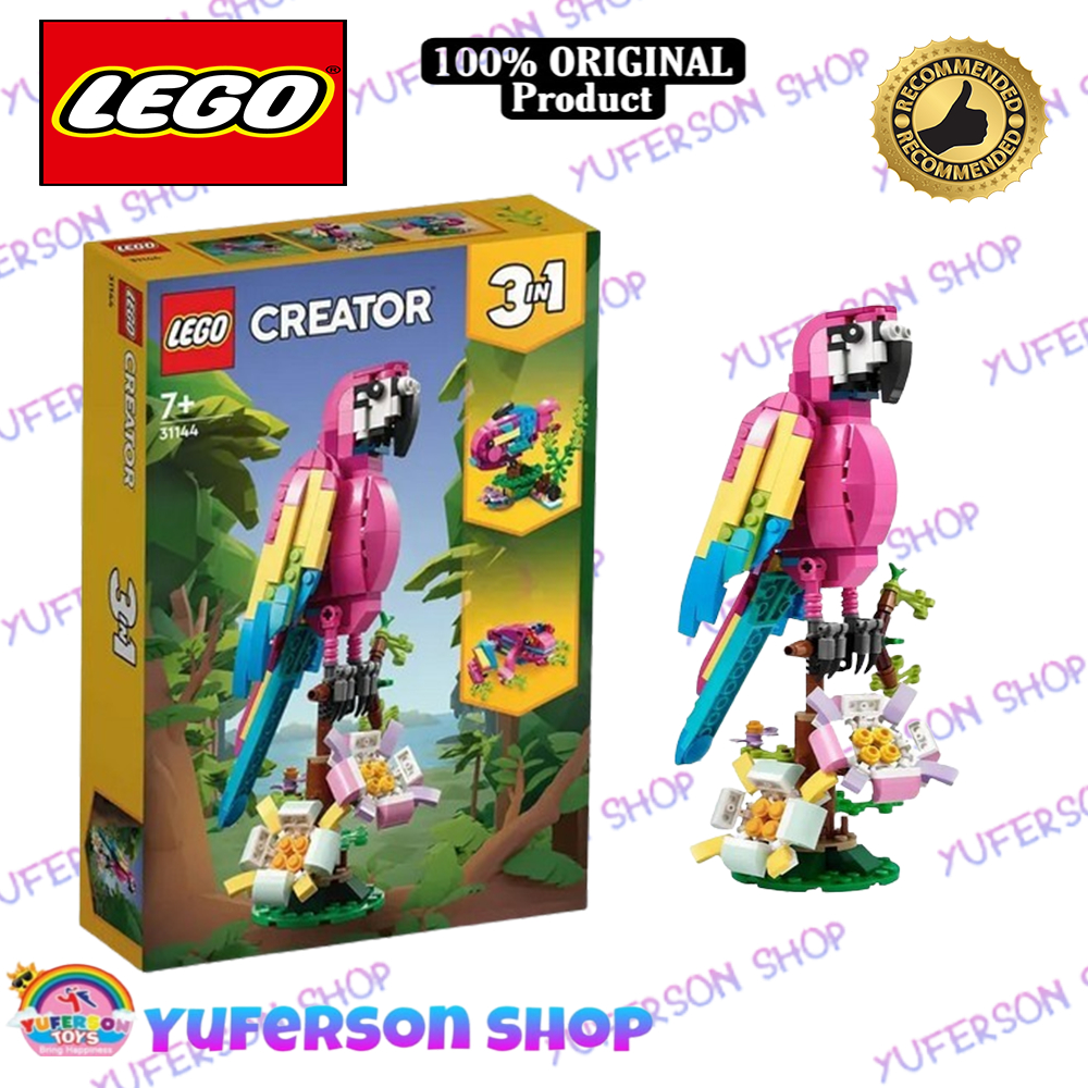 Jual LEGO Exotic Pink Parrot 31144 | Shopee Indonesia