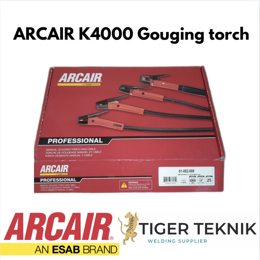 Jual ARCAIR K4000 Gouging torch 1000A pn. 61082008 an ESAB Brand ...