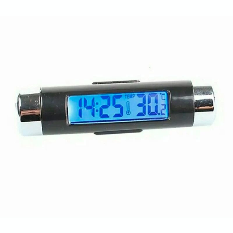 Jual Jam Digital Mini 2in1 Thermometer Suhu Jam Dashboard Mobil ...