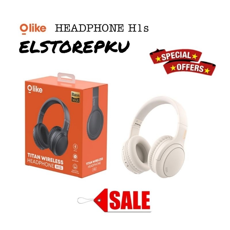 Jual OLIKE Gaming Wireless Headset H1 On-ear With Mic Purebass ...