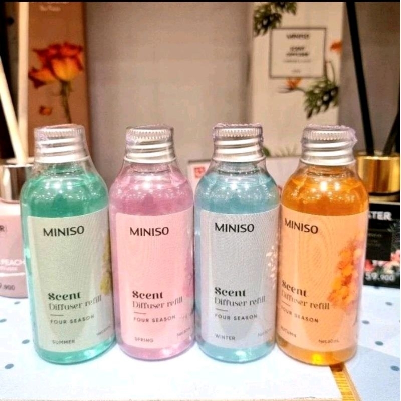 Jual Miniso Scent Diffuser Refill Four Season isi ualng pengharum ...