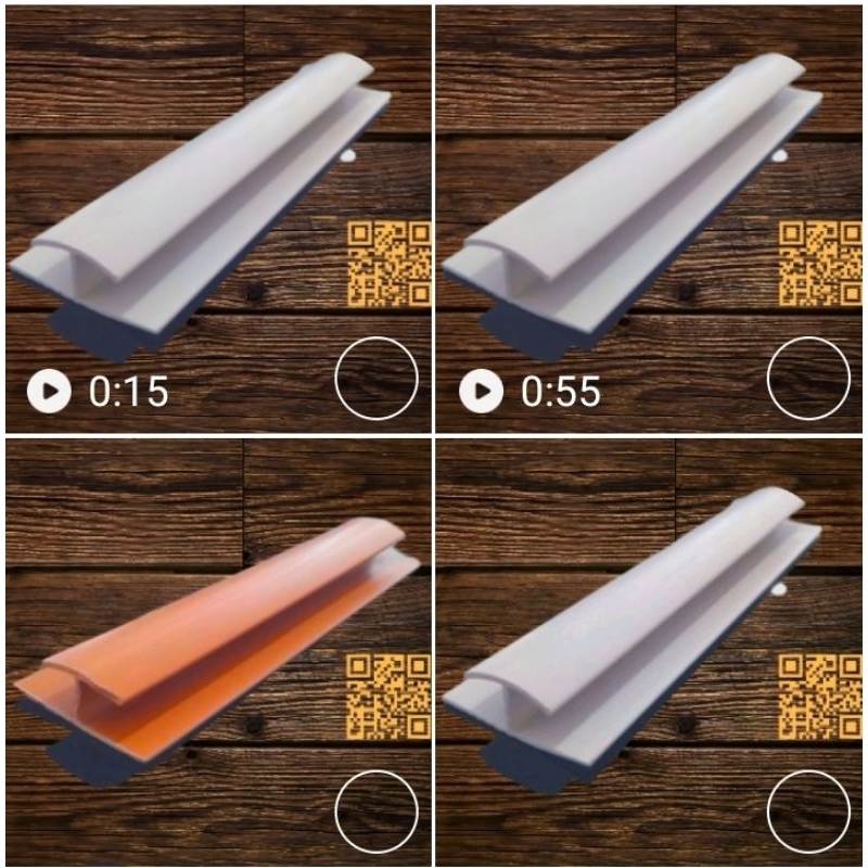 Jual list sambung pvc | Lis H | List sambung putih | list sambung ...