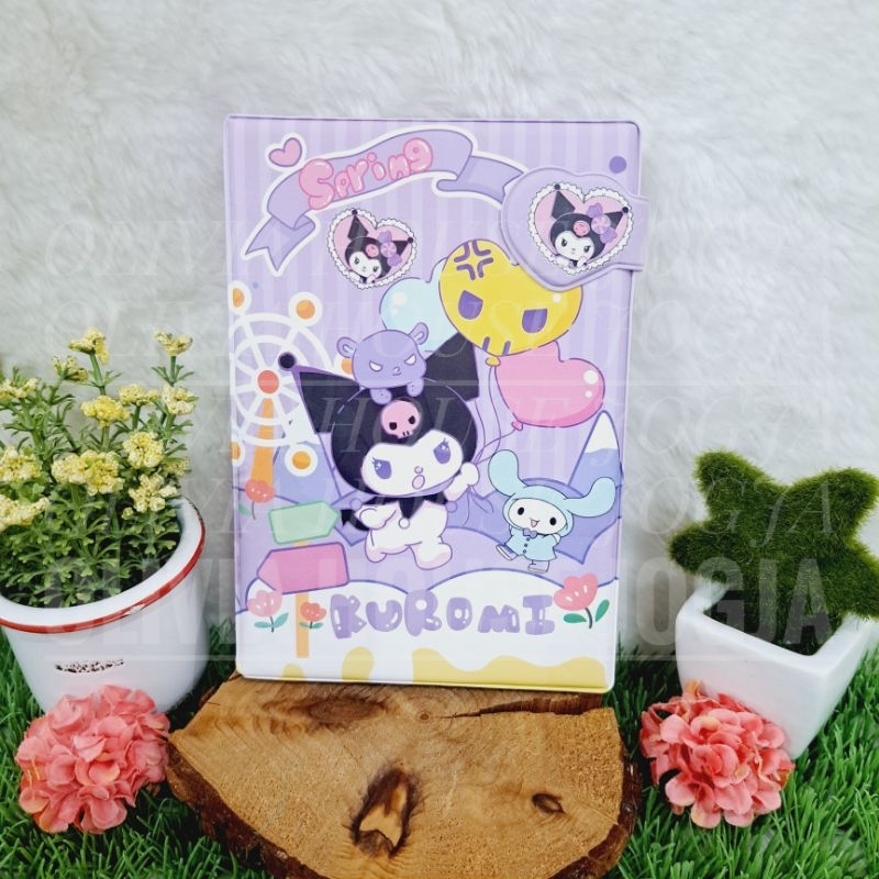 Jual Buku Tulis Kuromi Ungu Buku Tulis Kuromi Notes Kuromi Balon Love ...