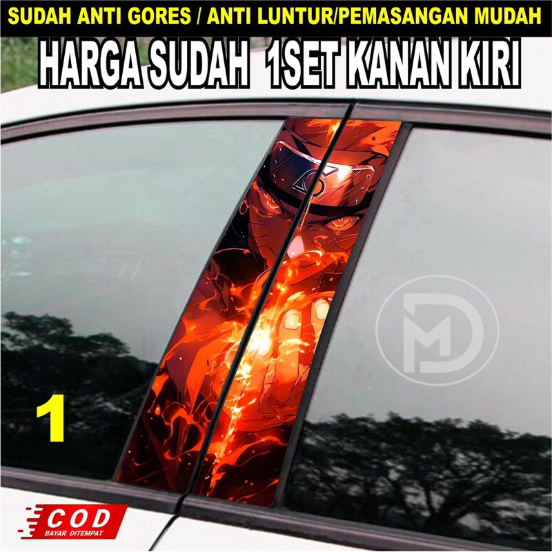 Jual STICKER VINYL PELINDUNG PILAR MOBIL UNIVERSAL SATU SET KANAN DAN ...