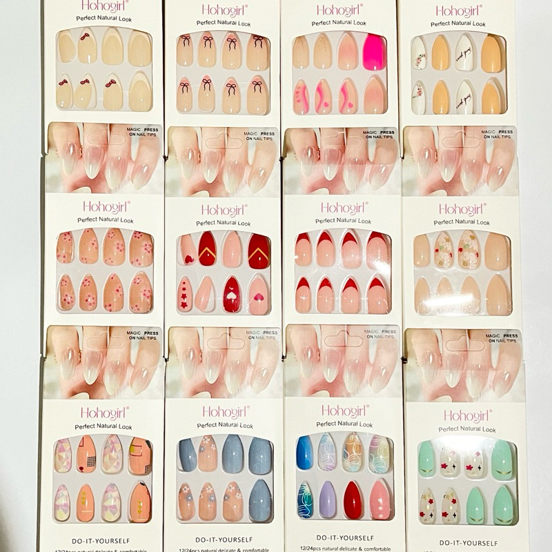 Jual Kuku Palsu Fake Nail Art Ujung Runcing Runcing Kuku Palsu Model ...