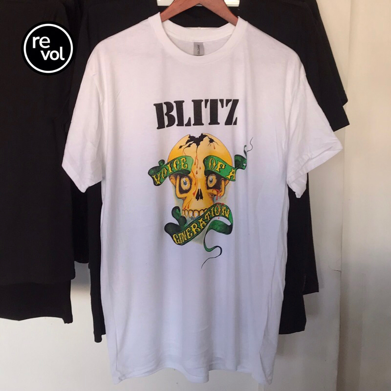 Jual KAOS BAND OFFICIAL BLITZ - VOICE OF A GENERATION (ORIGINAL ...