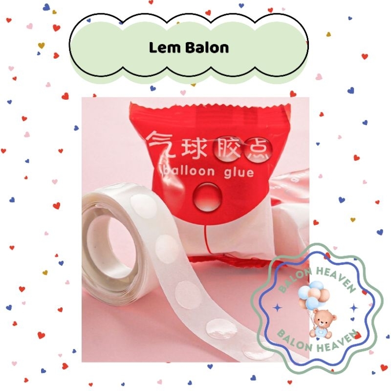Jual Lem Balon | Glue Dot | Perekat Balon | Tempelan Balon Dinding atau ...