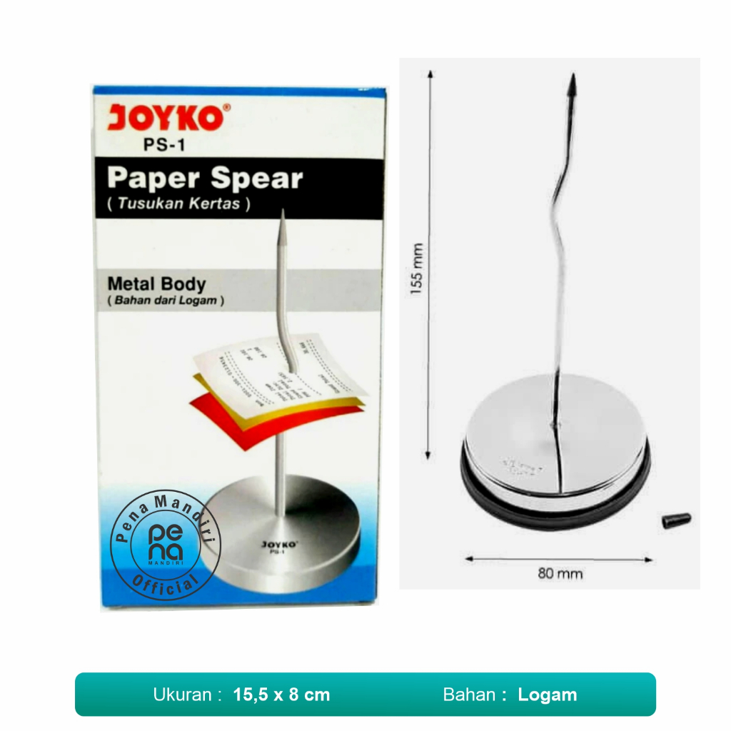 Jual Tusukan Kertas, bon JOYKO PS-1 (paper spear bahan dari Logam ...