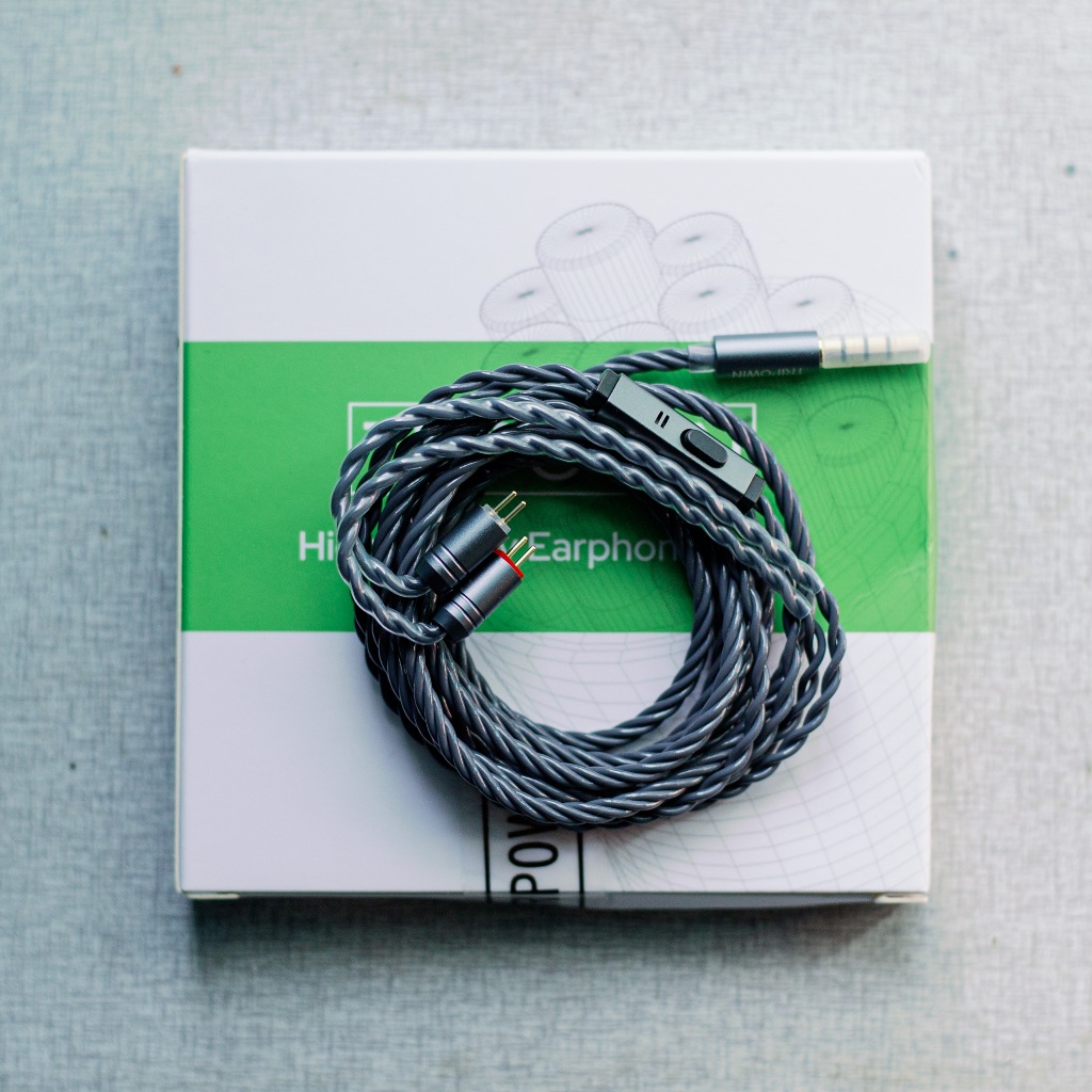 Jual Kabel IEM 2 Pin 0.78 Jack 3.5mm Tripowin Grace With Mic Mulusss ...