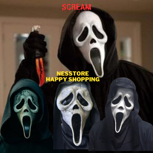 Jual Topeng Scream Skull Tengkorak Hantu Haloween Cosplay Kostum ...