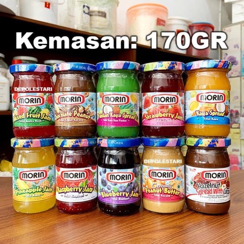 Jual MORIN Selai Jar 170gr /150gr(All Flavors) | Shopee Indonesia