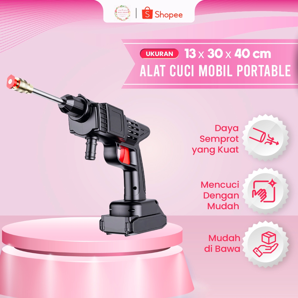Jual Worldream Alat Cuci Mobil Cuci Steam Ac Mobil Alat Portable ...