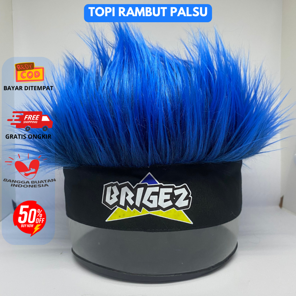 Jual Topi Rambut Palsu / Wig Rambut Palsu / Wig Cosplay XTC, BRIGEZ ...