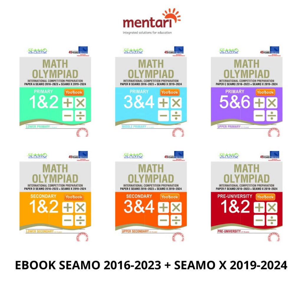 Jual E-BOOK SEAMO 2024 Mathematics | Math Olympiad International Competition Preparation Paper ...