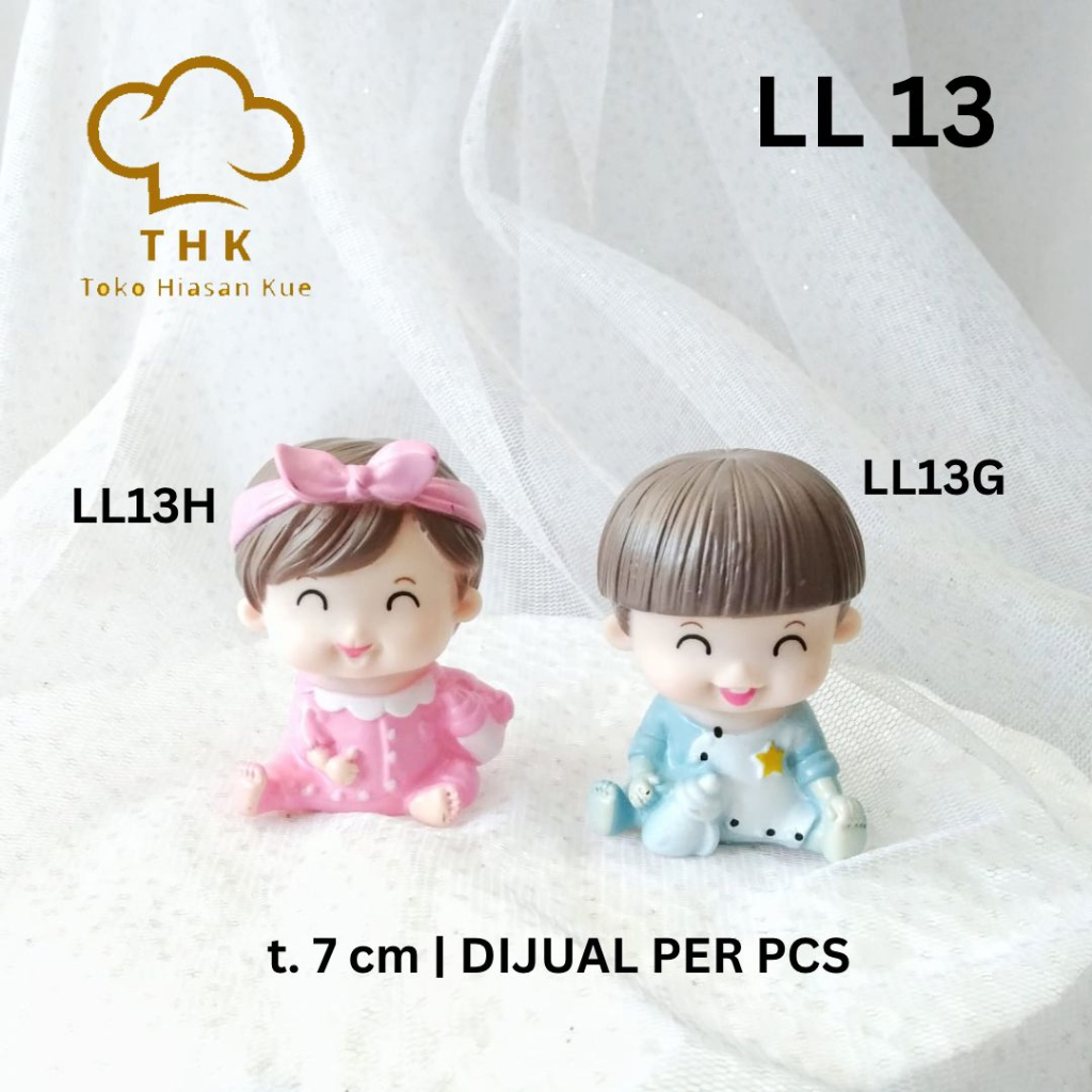 Jual LL13 - Hiasan Kue Cake Topper Boneka Baby Bayi (1 pcs) | Shopee ...